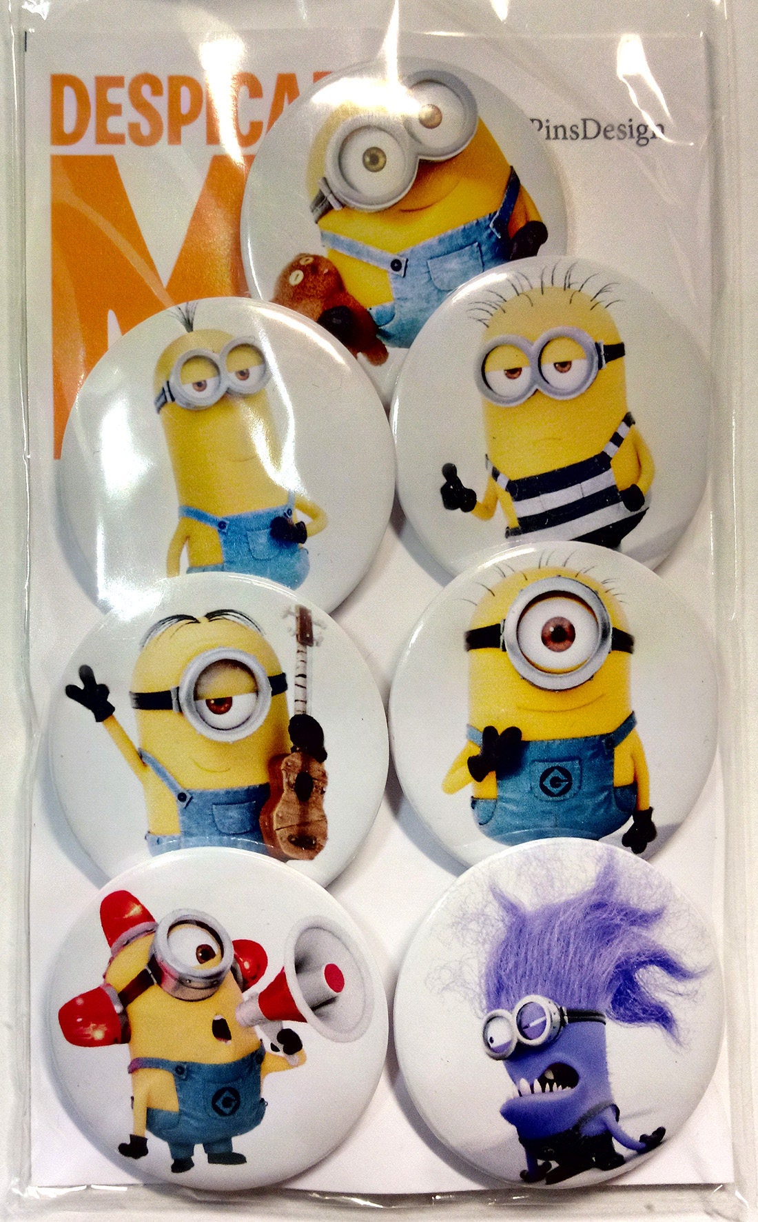 Despicable Me Minions Pins, Fridge Magnets, Minions Badges, Despicable ...