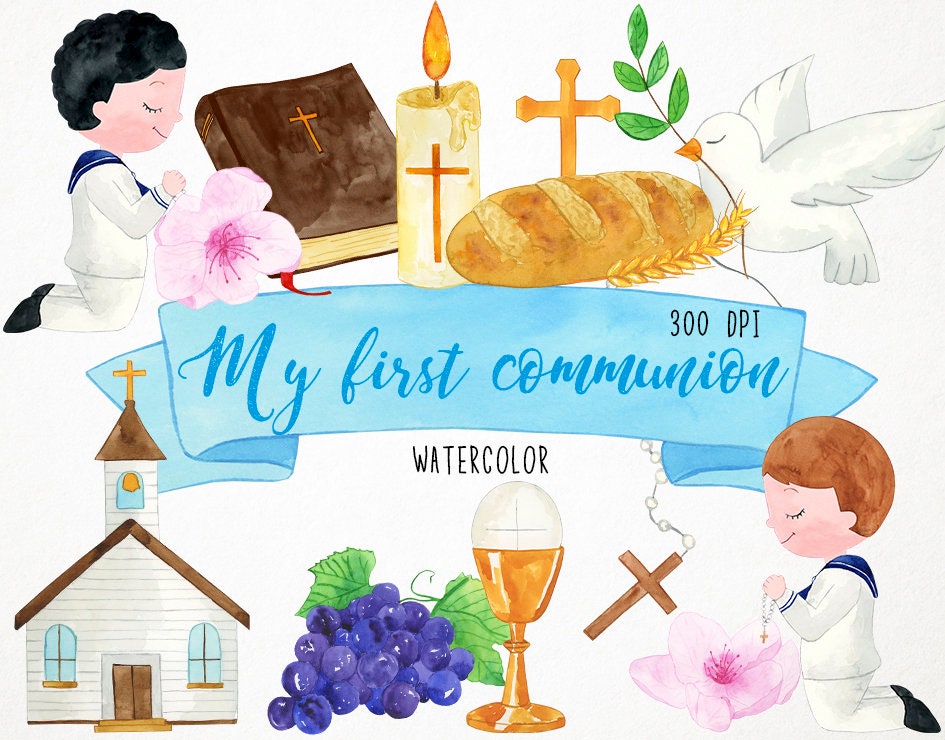 Catholic First Holy Communion Clip Art