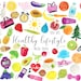 Watercolor Healthy Lifestyle Clipart, Healthy Life Clipart, Fitness ...