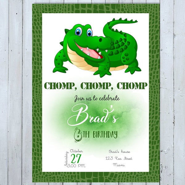 Croc Invite - Etsy Australia