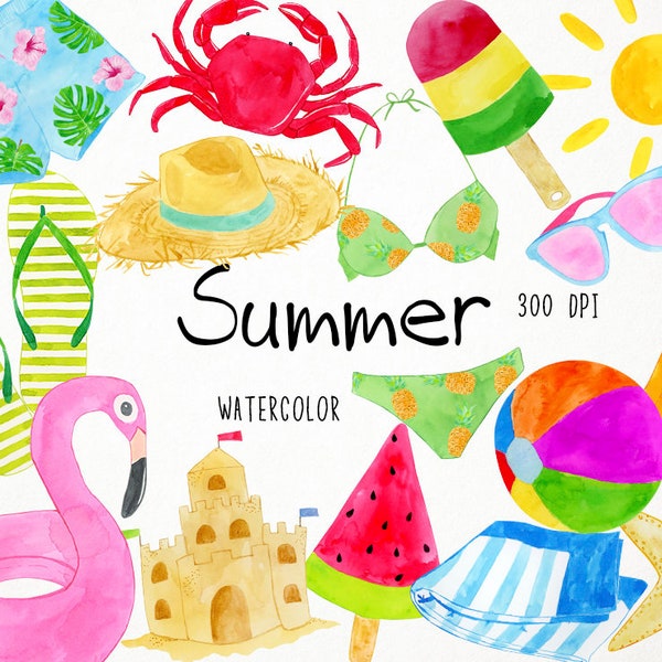 Beach Clipart - Etsy
