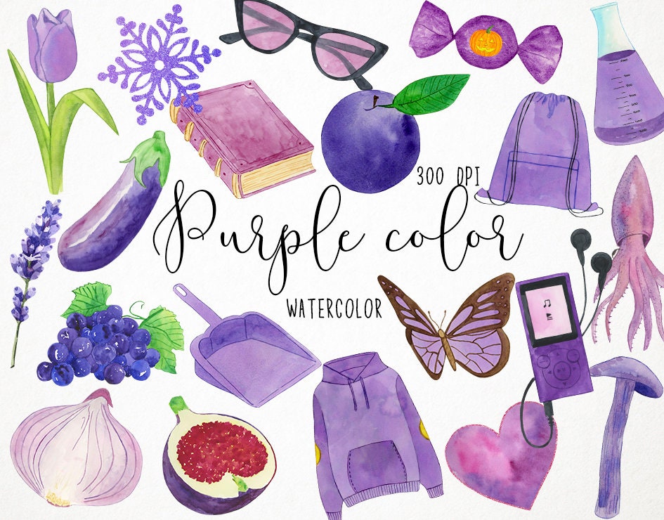 Color Purple Clipart