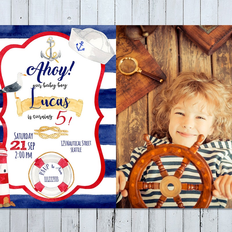 Nautical Invites - Etsy