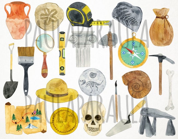 Paleontology Tools Clipart