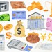 Money Clipart, Watercolor Money Clipart, Watercolor Clipart Money ...