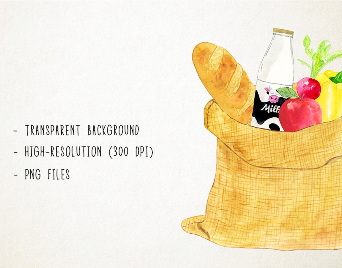 Watercolor Farmers Market Clipart Market Stall Clipart - Etsy