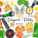 Watercolor Boys Slumber Party Clipart, Boys Sleepover Clipart, Boys ...
