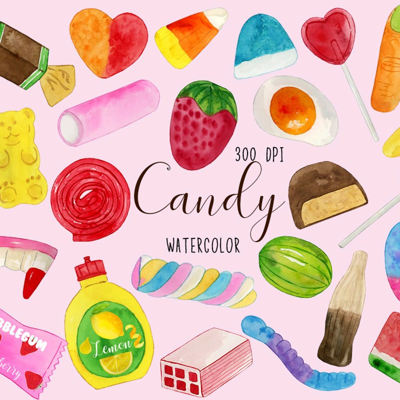 Gumdrop Clip Art - Etsy