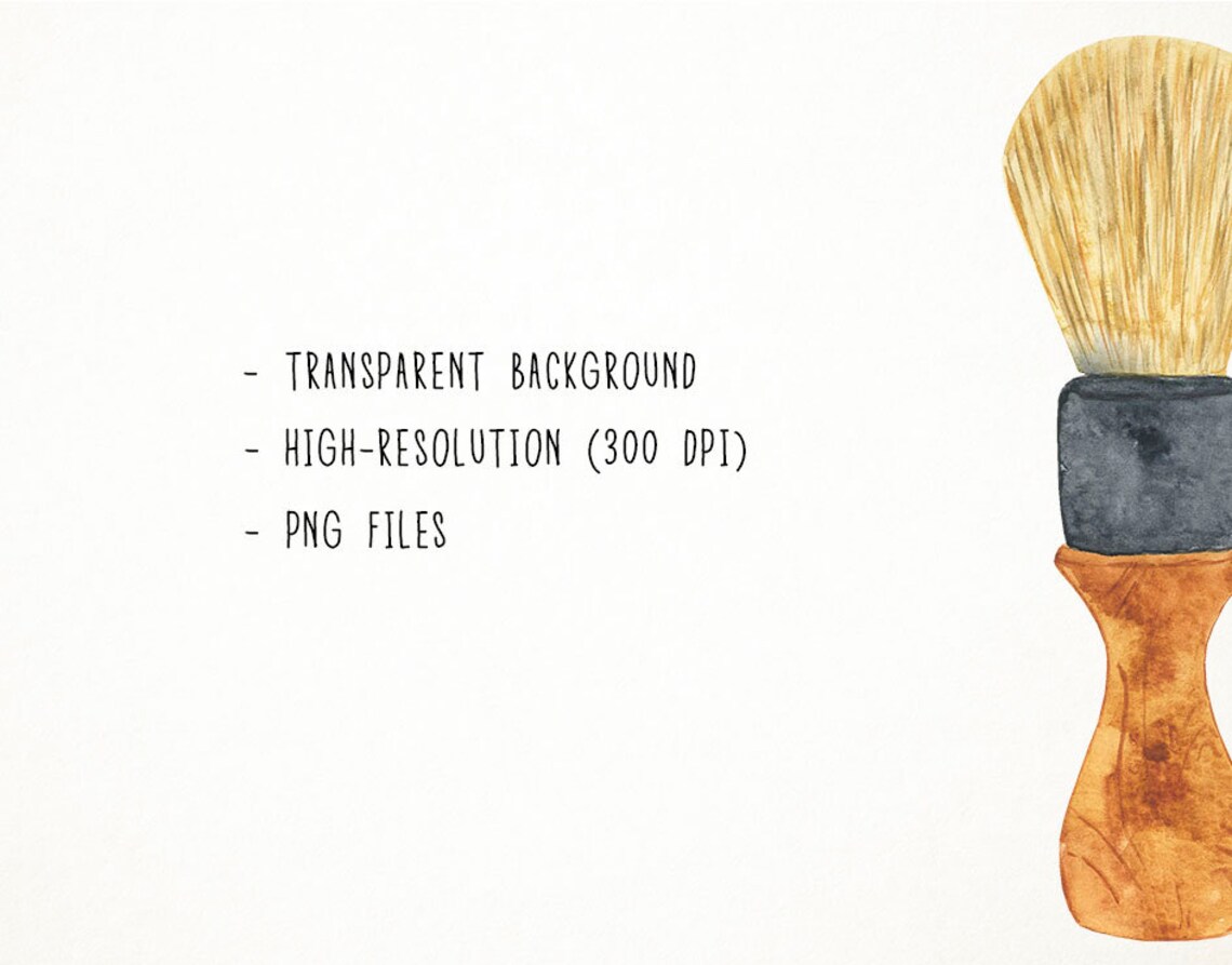 Watercolor Bathroom Clipart Bathroom Supplies Clipart - Etsy