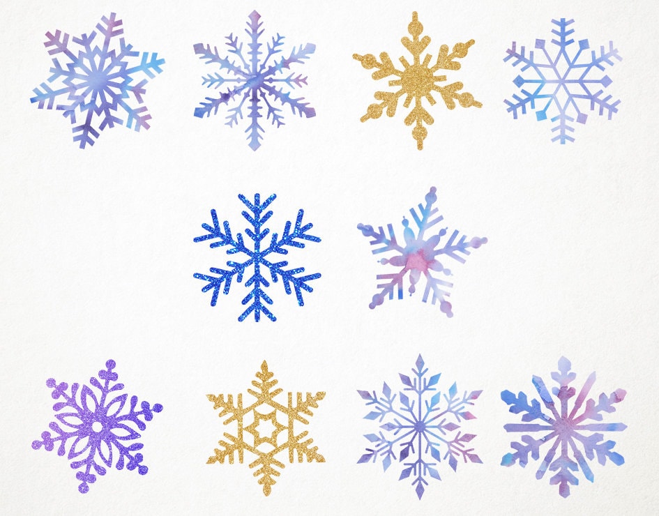 Snowflake Clipart, Snow Clipart, Snowflake Clip Art, Winter Clipart ...