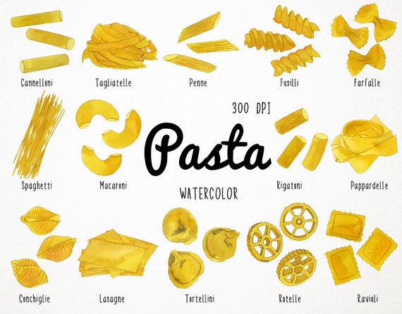 Italian Food Pasta Names