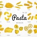 Watercolor Pasta Clipart, Italian Pasta Clipart, Italian Food Clipart ...