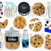 Watercolor Milk and Cookies Clipart, Milk Clipart, Cookies Clipart ...