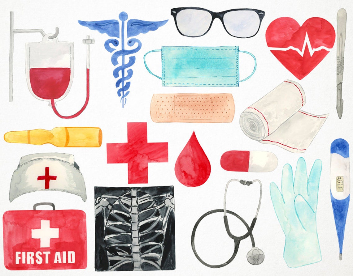 Nurse clipart medical clipart doctor clipart nurse clip | Etsy
