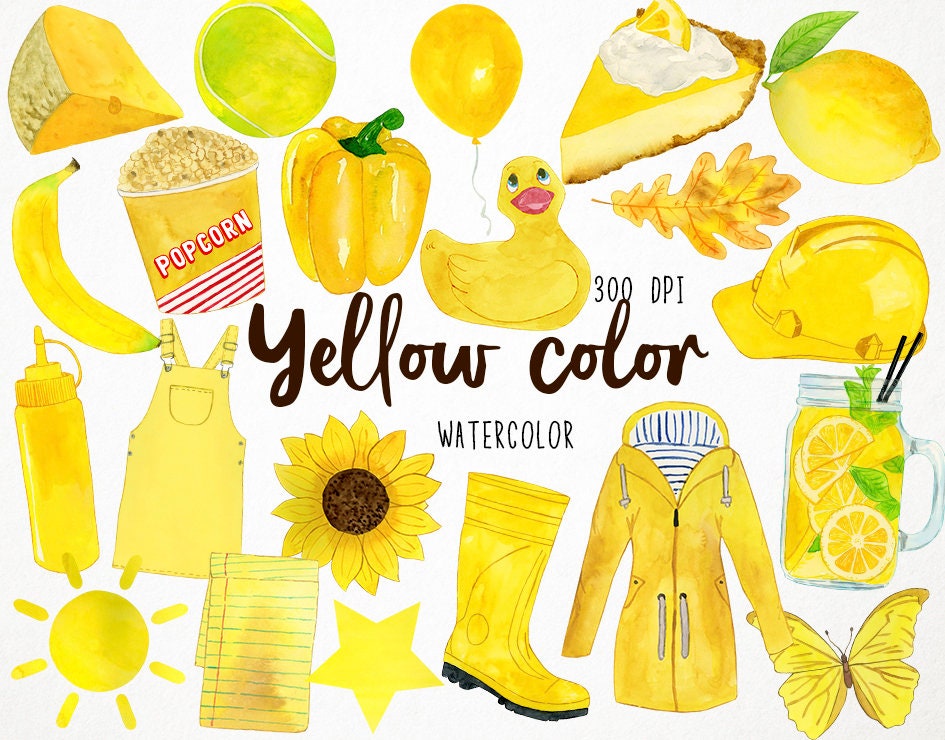 Color Yellow Things