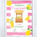 Lemonade Stand Invitation Lemonade Invitation Lemonade Party - Etsy