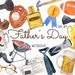 Watercolor Father's Day Clipart, Father Clipart, Dad Clipart, Daddy ...