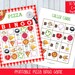 Pizza Bingo Printable, Pizza Bingo Cards, Pizza Bingo Game, Pizza Game ...