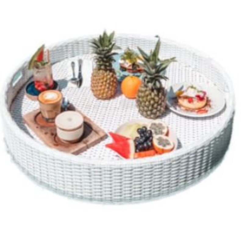 Floating Tray / Bali Breakfast Tray / Breakfast on the Pool/ - Etsy