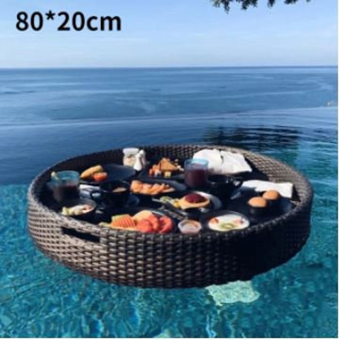 Floating Tray / Bali Breakfast Tray / Breakfast on the Pool/ - Etsy