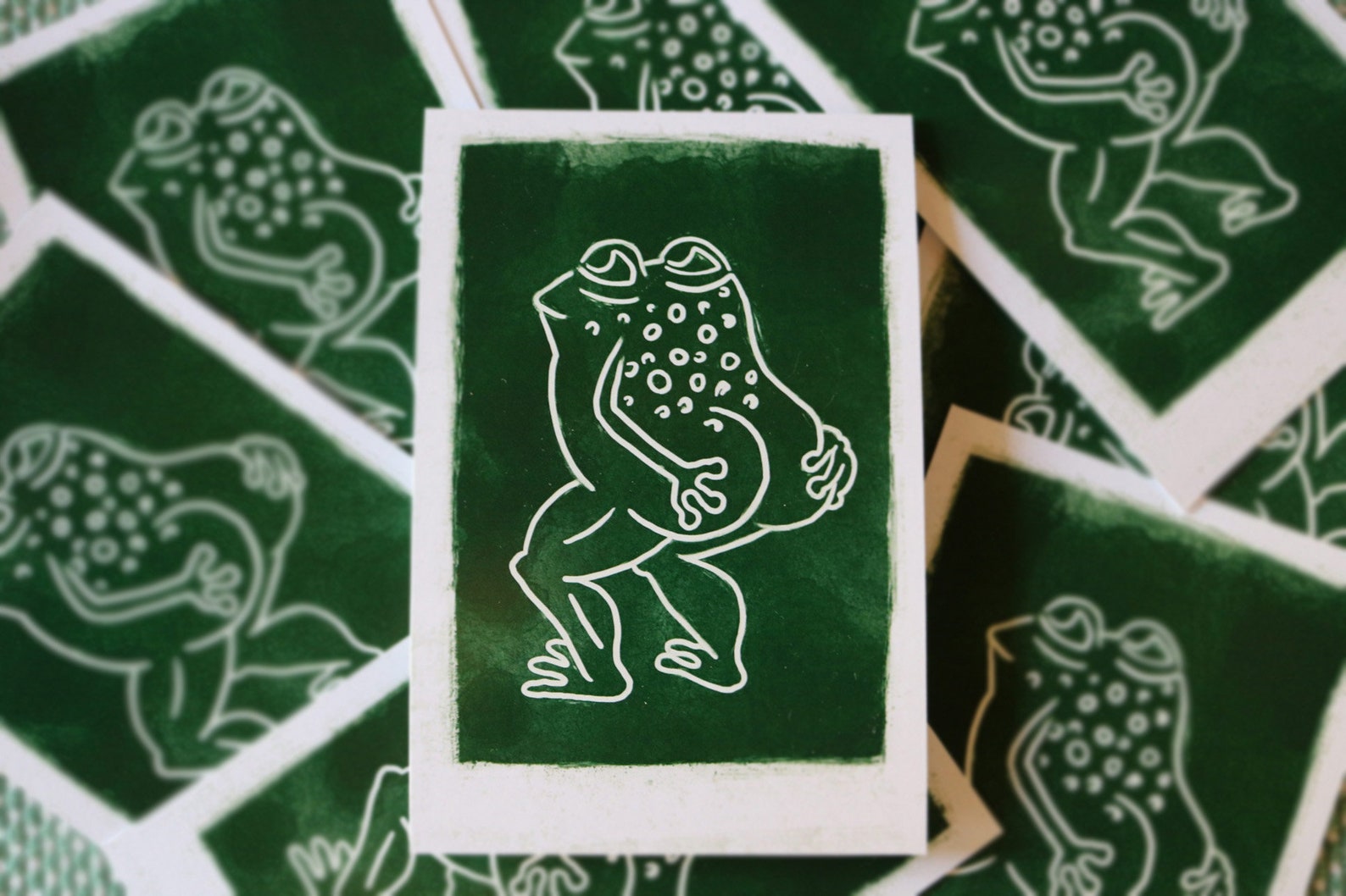 Gooshi Frogi / Print 4x6 / Frog / Green / Card / Home Decor / - Etsy