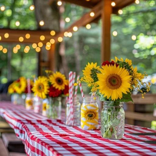 Rustic Picnic/bbq Tablescape Box - Etsy