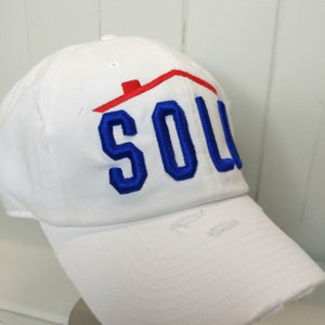 SOLD Real Estate Agent Hat - REMAX Colors - Bold Baseball Cap - Photo ...