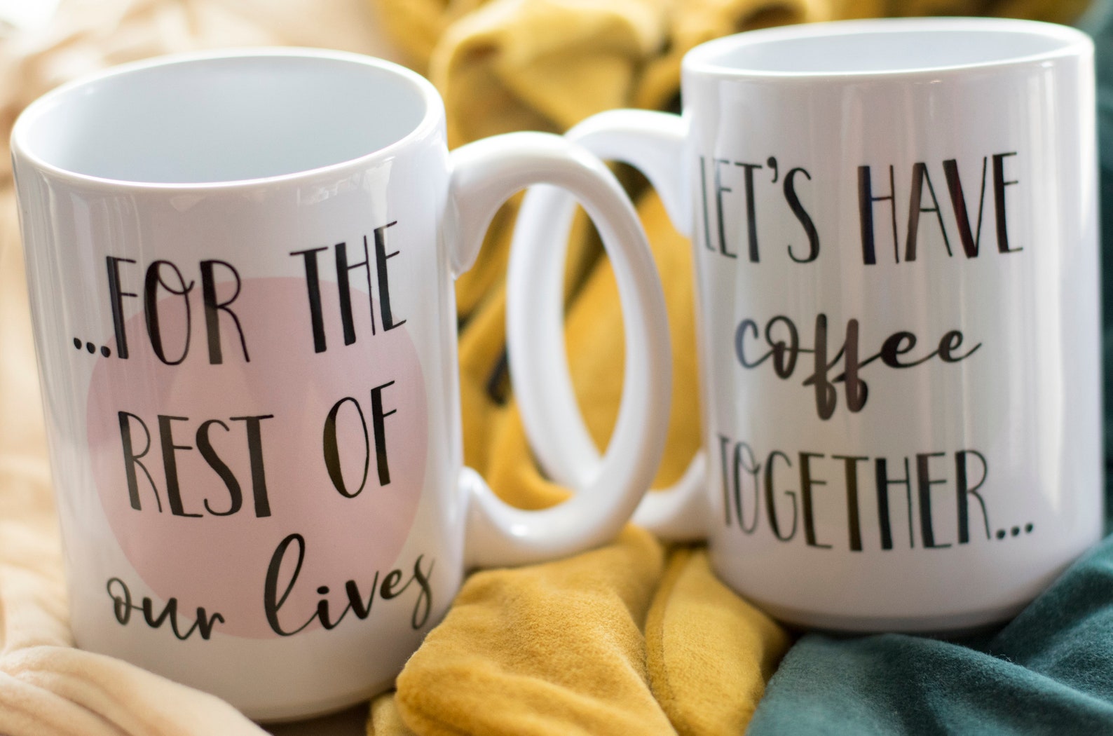 Let's Have Coffee Together for the Rest of Our Lives | Etsy