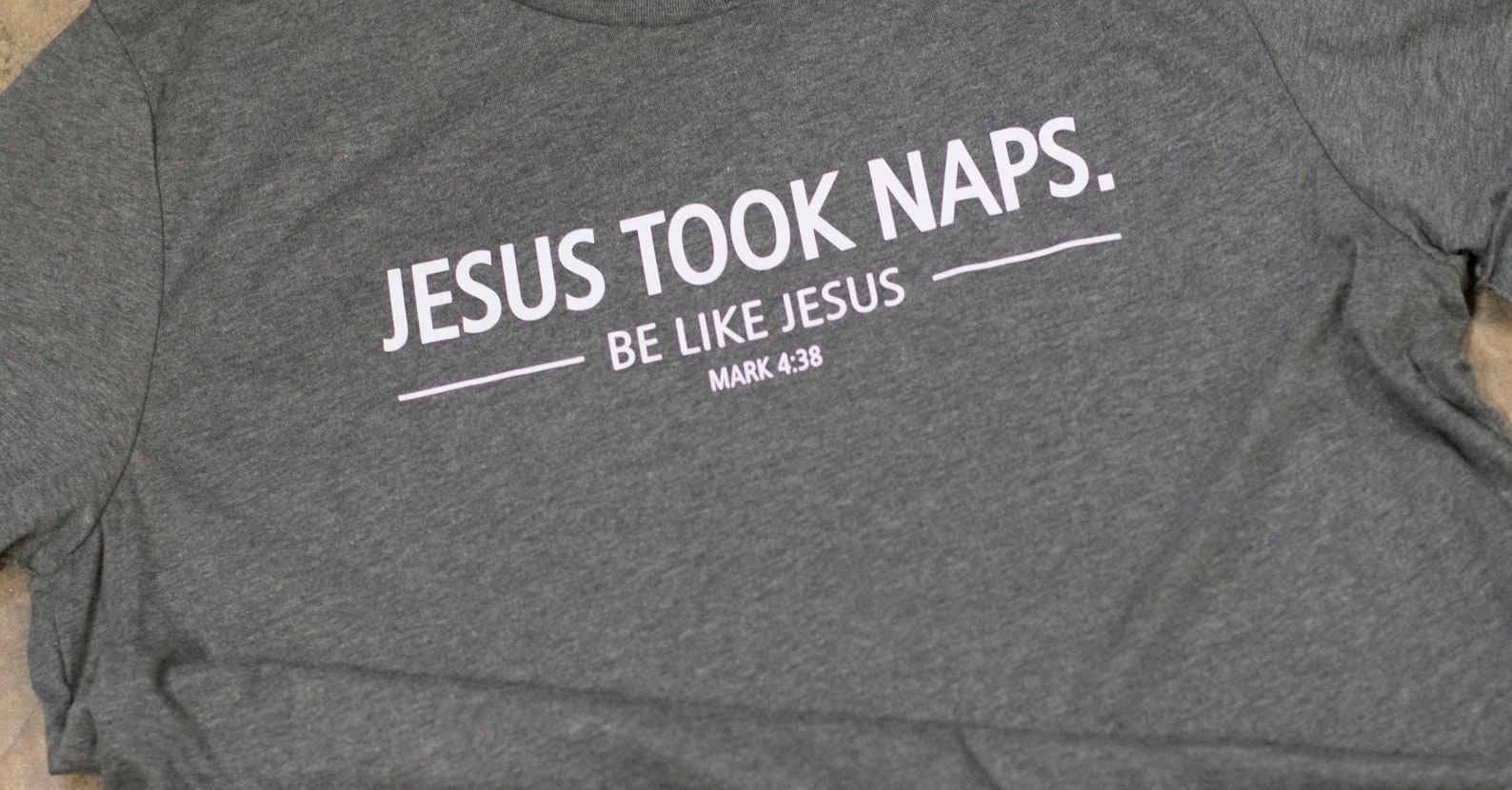 Jesus Took Naps Mark 4 38 Be Like Jesus Christian Ts Etsy