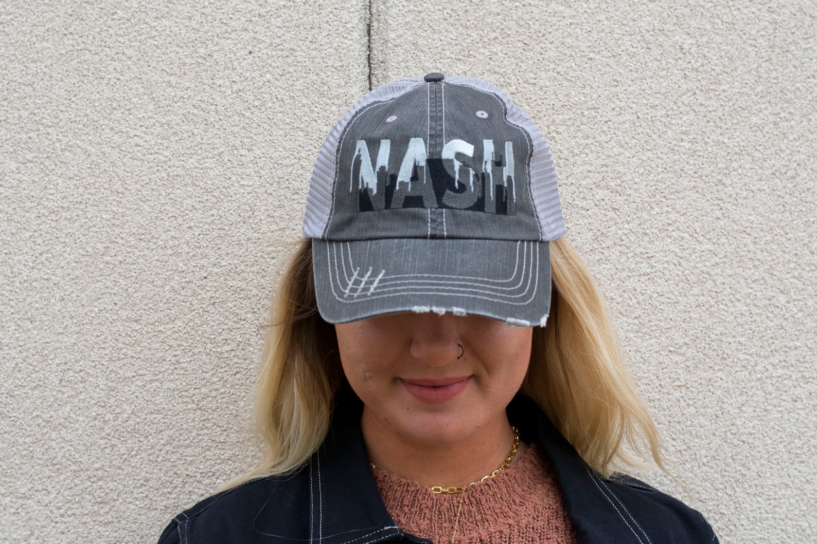 NASH Hat Custom Nashville Cap Tennessee Trucker Hat | Etsy