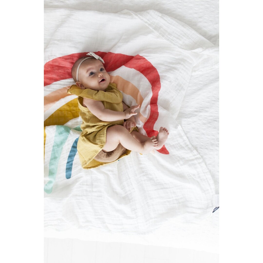 Rainbow Baby Swaddle - Girl and Boy Vintage Color Swaddle - Rainbow ...