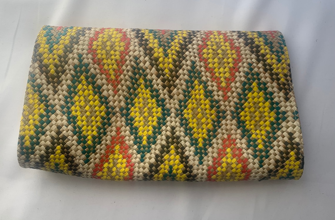 Handwoven Ticog Bag and Clutch Bag Set, Handwoven Banig Bag ...