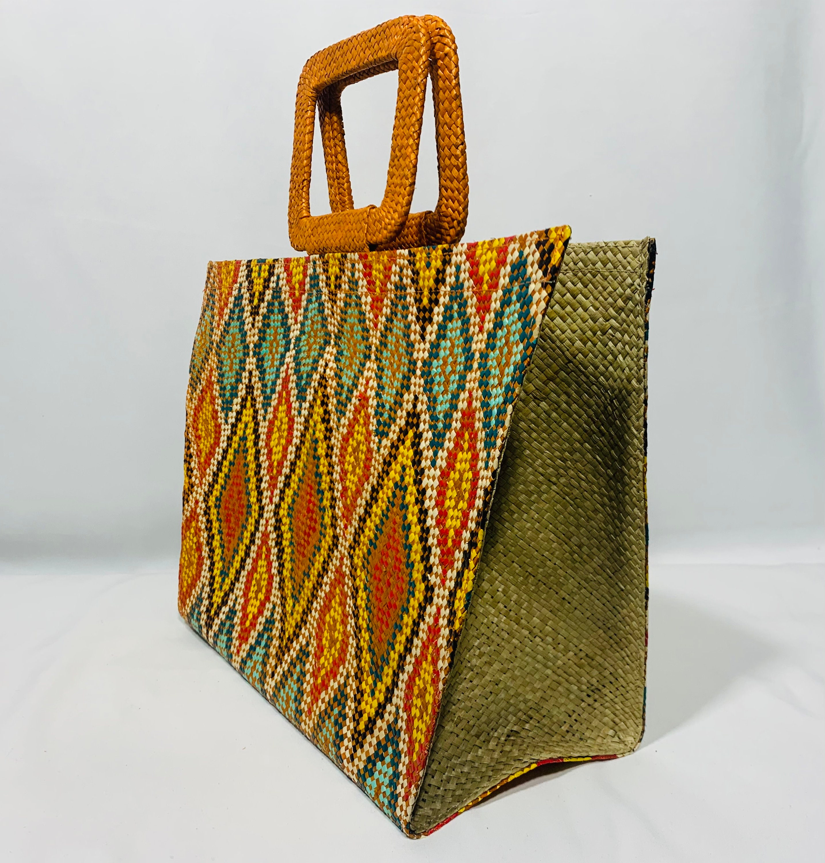 Expandable Handwoven Ticog Bag, Expandable Handwoven Banig Bag ...