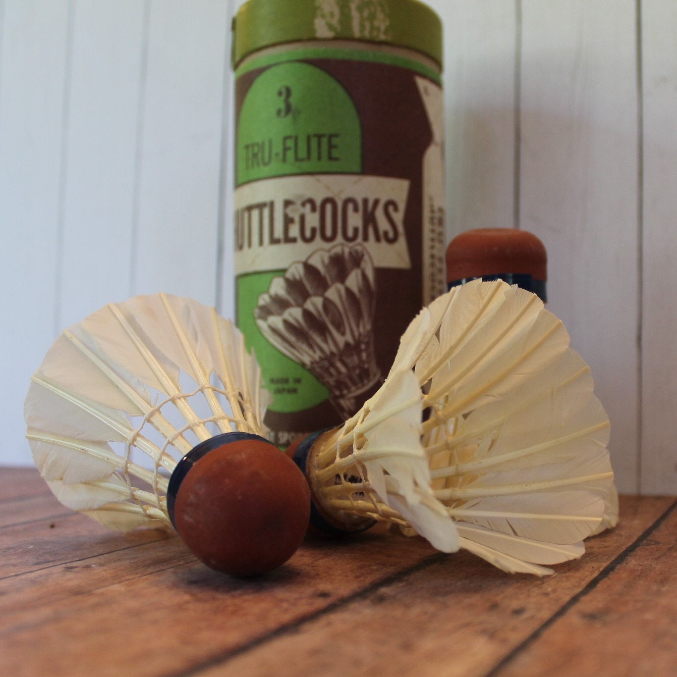 Vintage Regent Sports Company Badminton Shuttlecocks Pack of 3 with ...