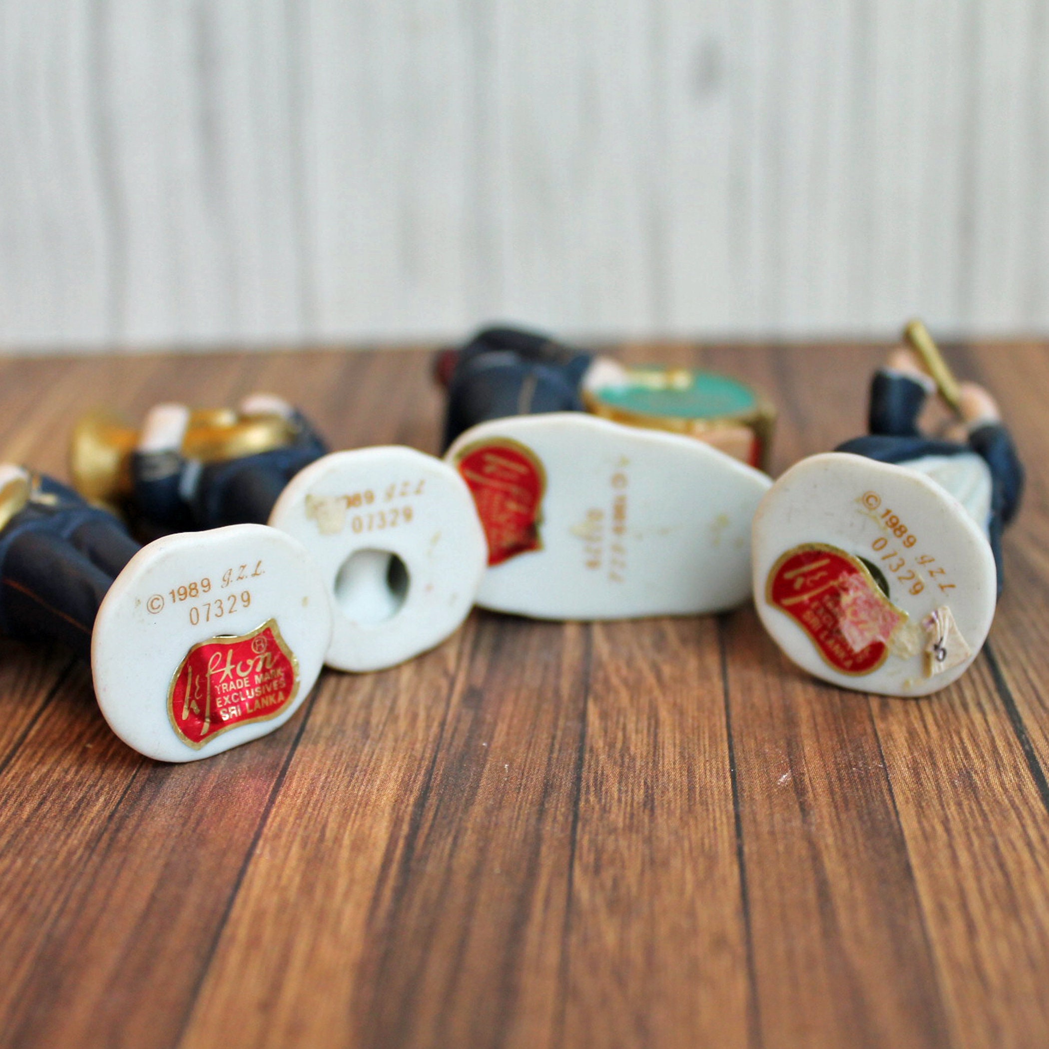 Vintage LEFTON Colonial Village Accessory People Good Samaratian Band ...