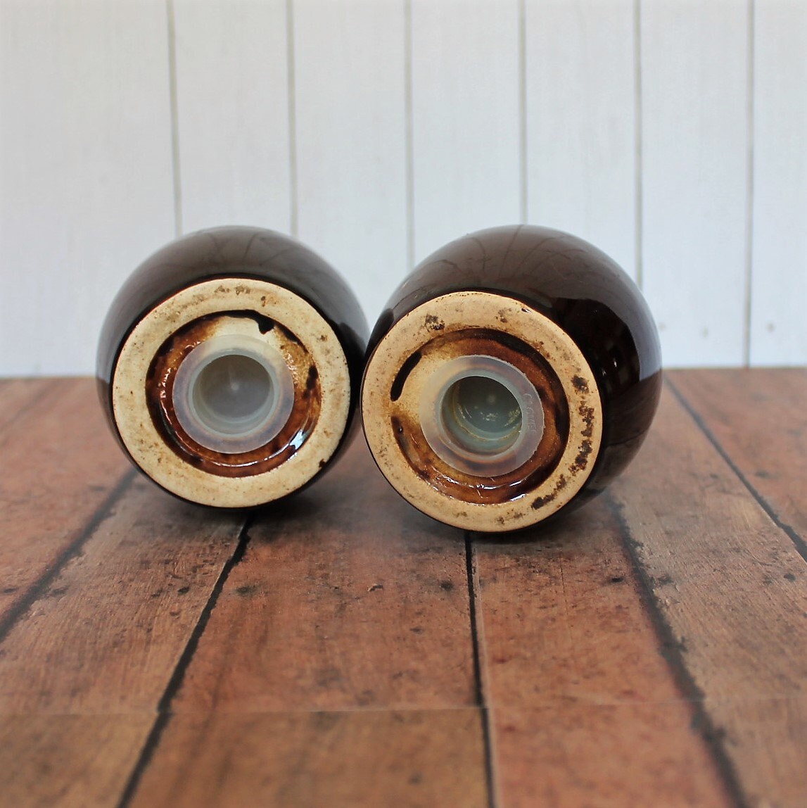 Vintage Pfaltzgraff GOURMET BROWN Salt and Pepper Shaker Set of 2 Brown ... Vintage Pfaltzgraff GOURMET BROWN Salt and Pepper Shaker Set of 2 Brown ...