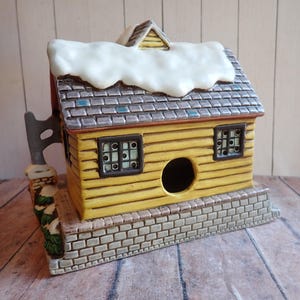 Vintage LEFTON Colonial Village Old Time Station Train Station ...