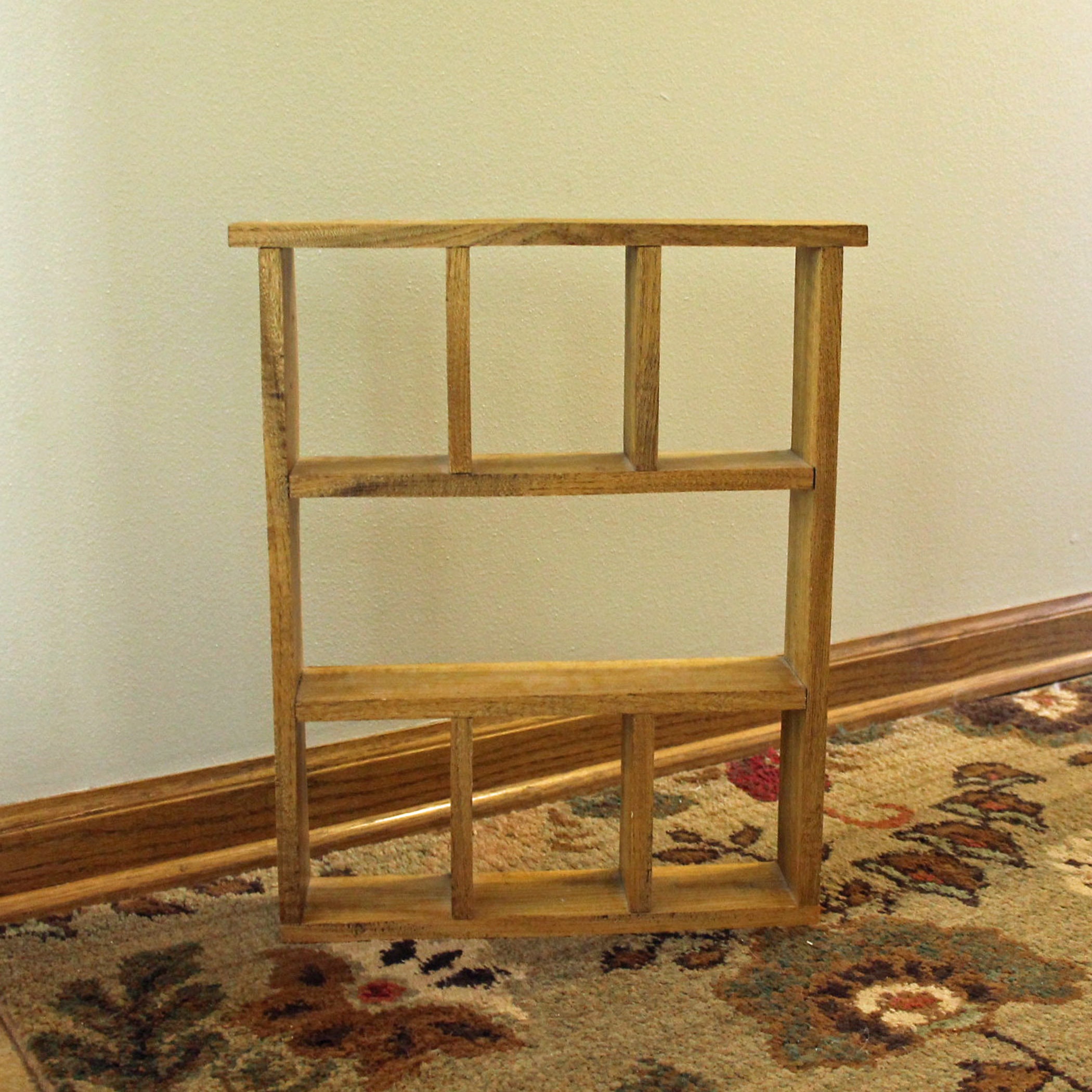 Vintage Wood Display Shelf for Miniatures Figurines Knick Knacks ...