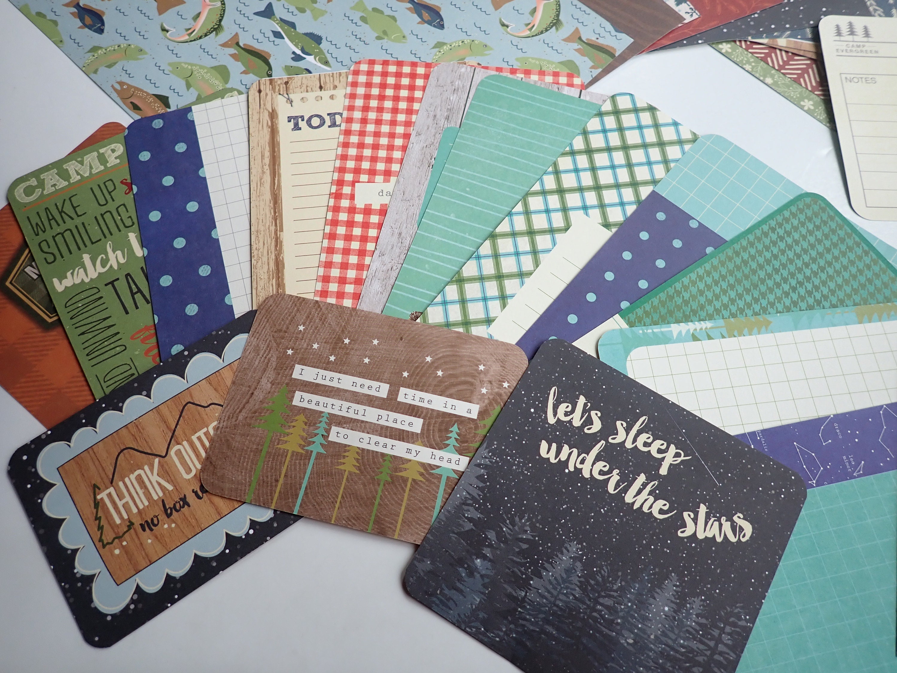 Photoplay Lakeside Campire Scrapbook Paper Kit 12x12 Paper Stickers ...