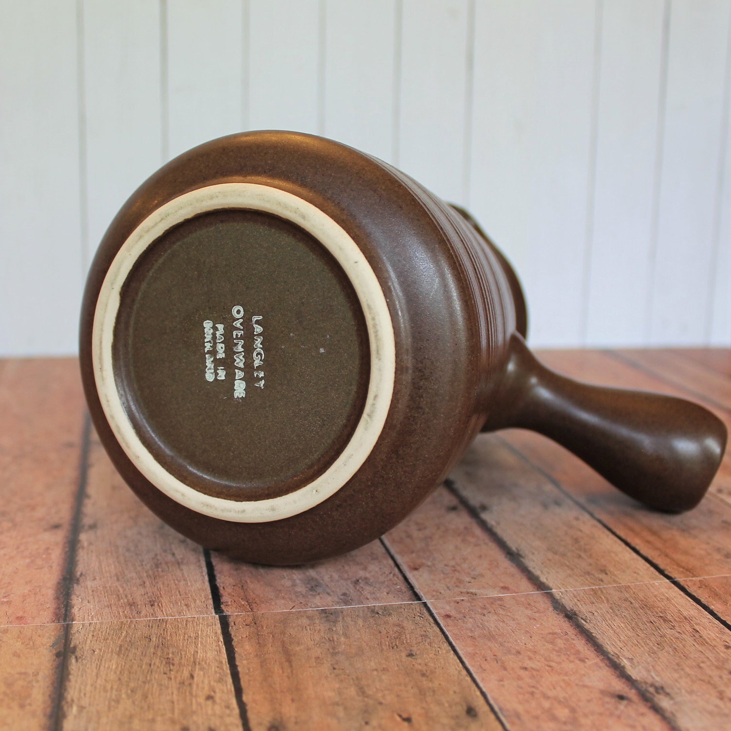 Vintage Denby Langley MAYFLOWER Stoneware 32 oz. Pitcher Jug with ...