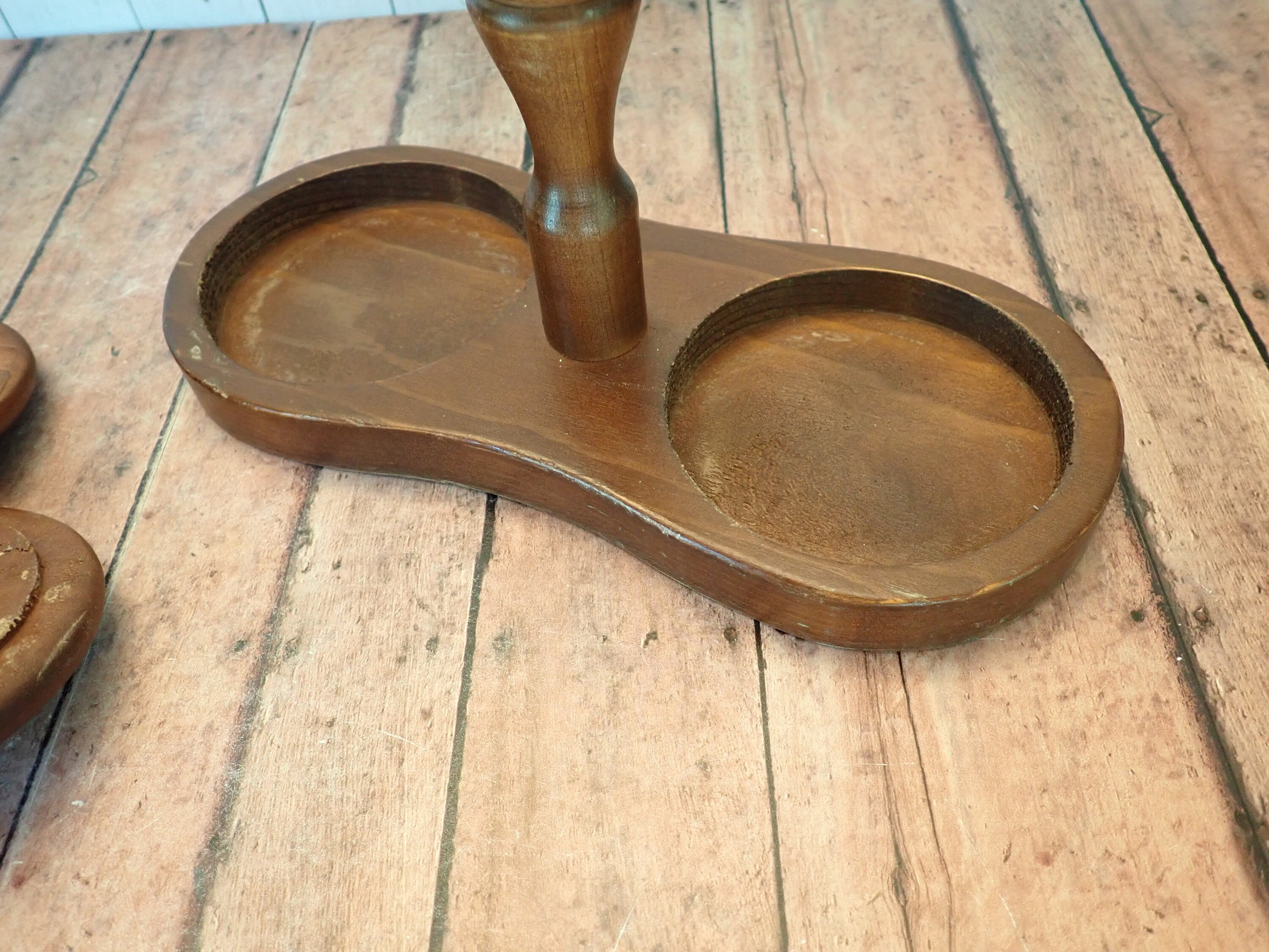 Vintage Pfaltzgraff GOURMET BROWN Condiment Set with Wooden Rack Holder ... Vintage Pfaltzgraff GOURMET BROWN Condiment Set with Wooden Rack Holder ...