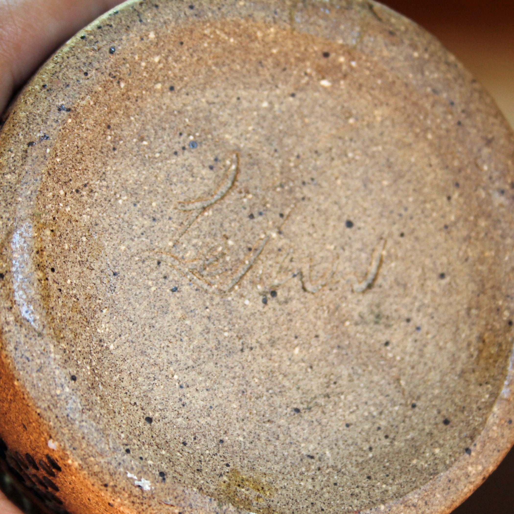 Vintage Ron Lederer Forrest Valley Pottery Stoneware Vase Brown with ...