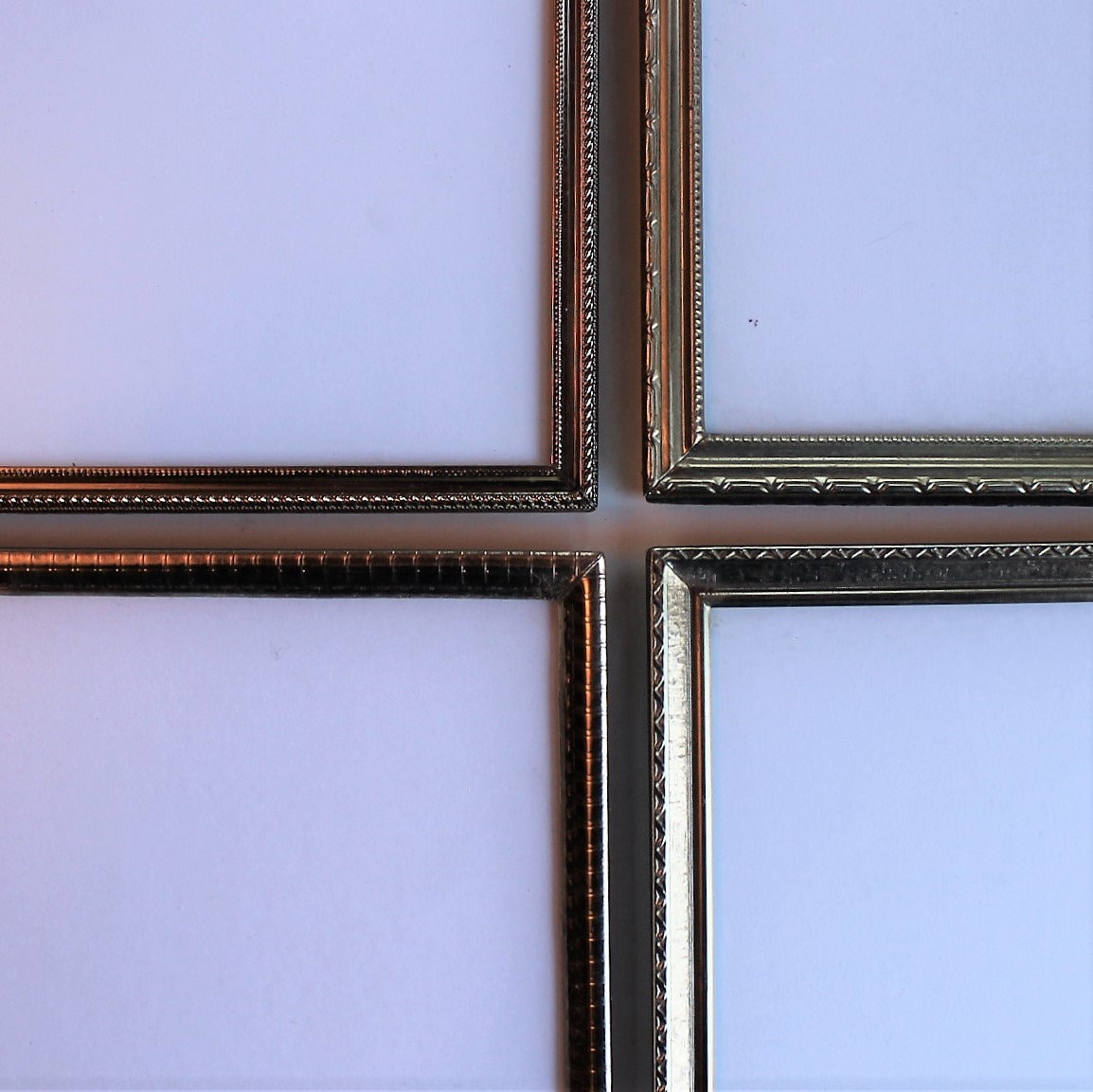 Vintage 5x7 Metal Gold Brass Colored Photo Picture Frame Set of 8 ...