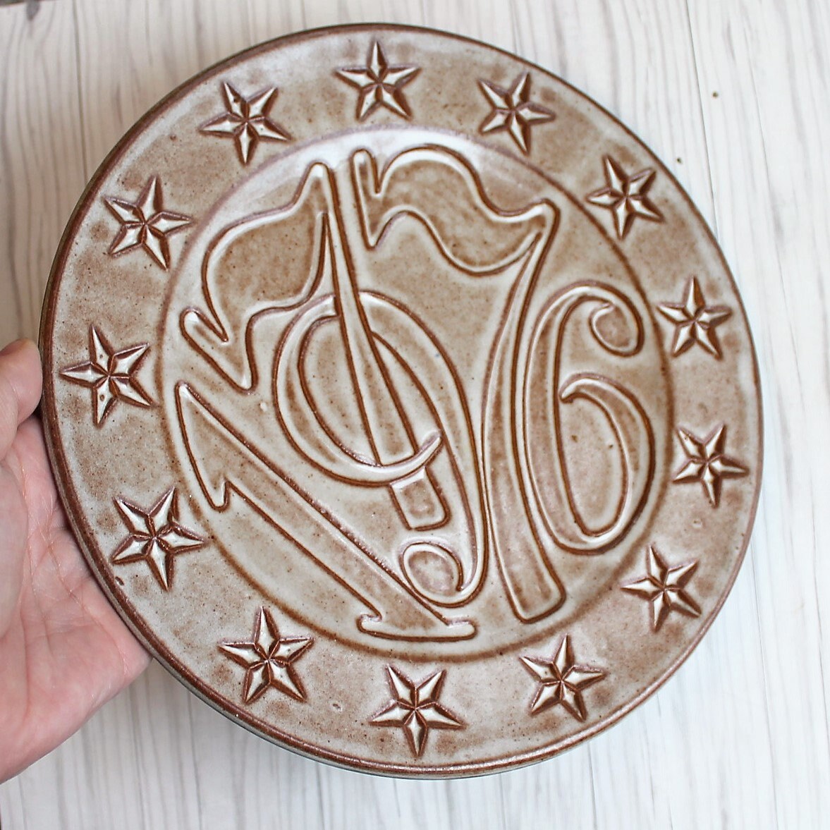 Vintage Deneen Pottery USA Bicentennial Wall Plate 1976 Stoneware Wall ...