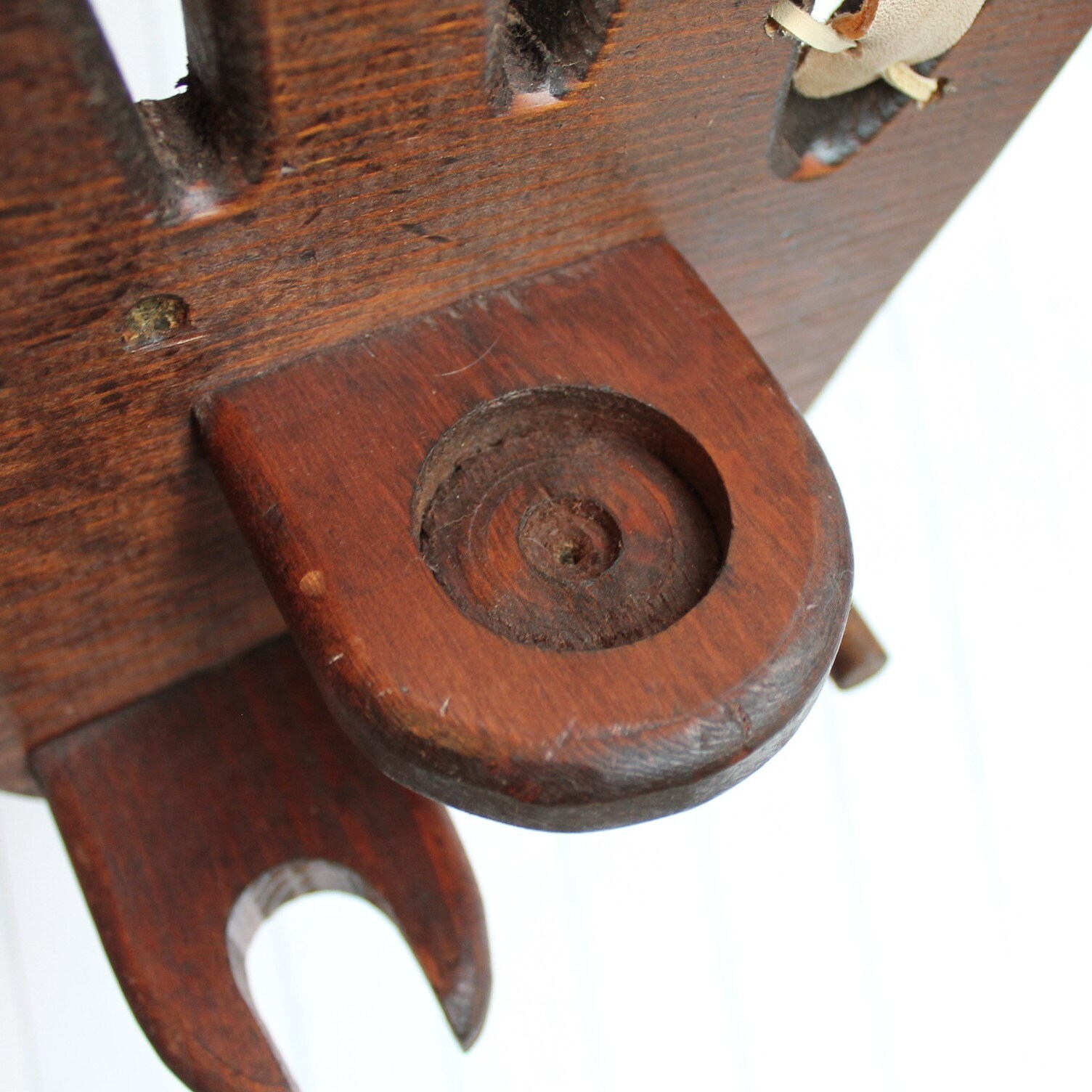 Vintage Wood Baseball Shelf Handmade Wooden Baseball Glove Display Rack ...