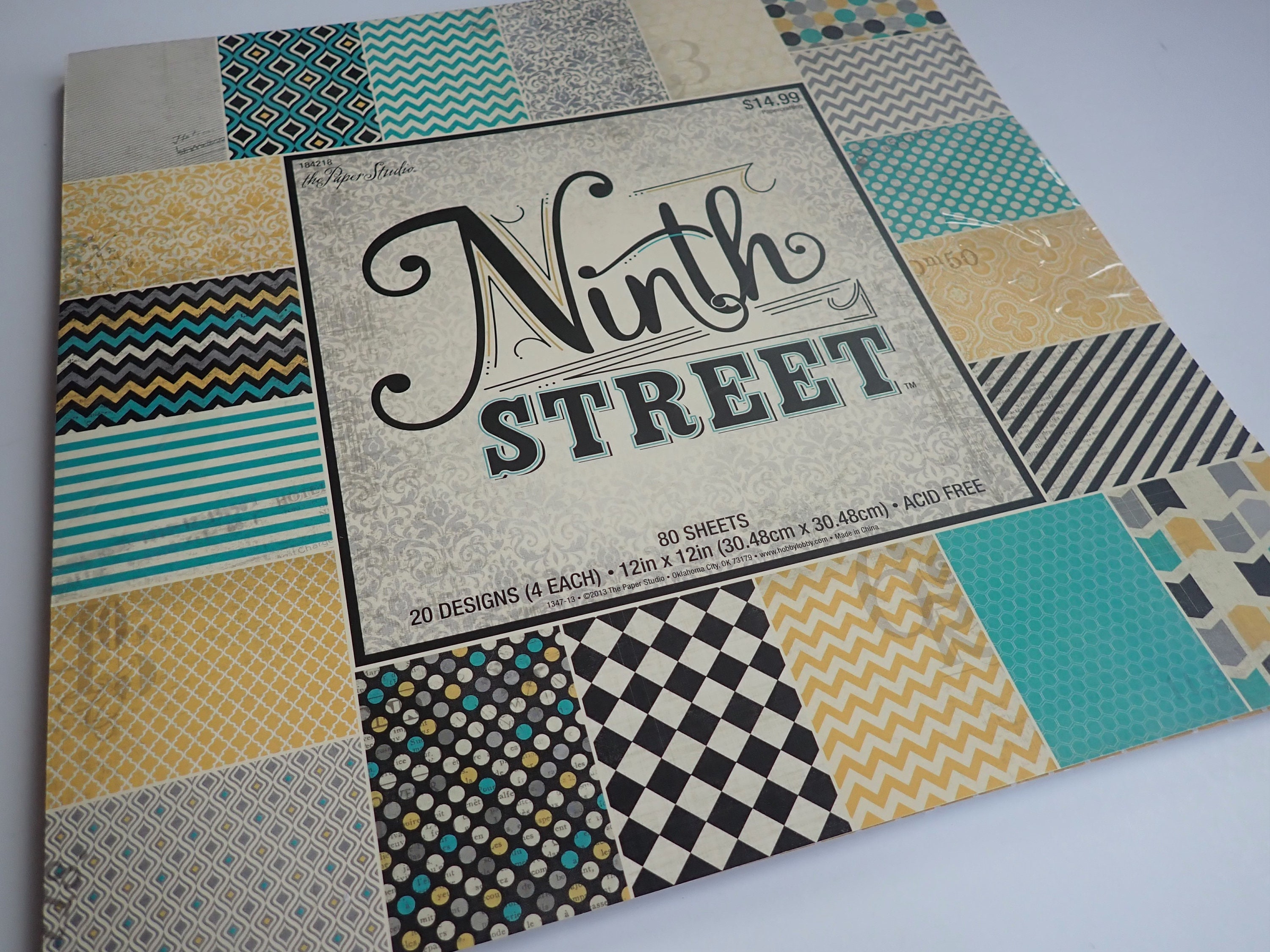 Paper Studio NINTH STREET 12x12 Scrapbook Paper Stack of 40 Sheets Plus ...