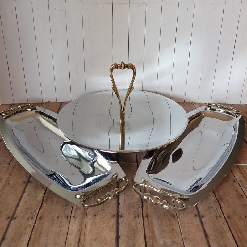 Kromex Serving Tray - Etsy