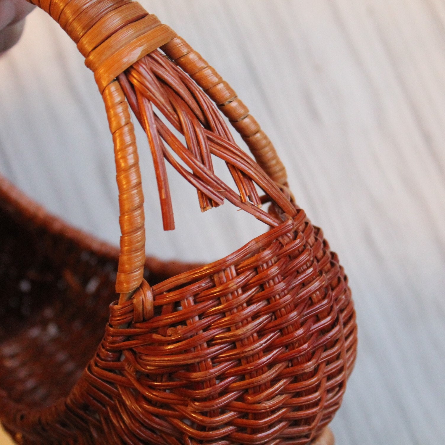 Vintage Woven Wicker Bunny Rabbit Baskets of 3 Graduated Sizes Small ...