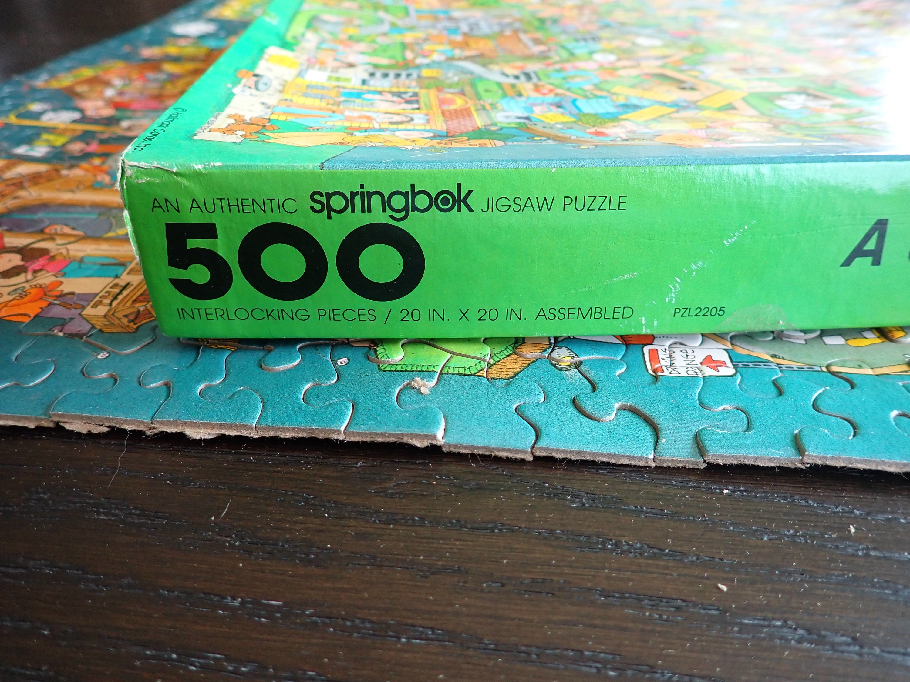 Vintage Springbok Hallmark A Short Round of Golf 500 Piece Jigsaw ...