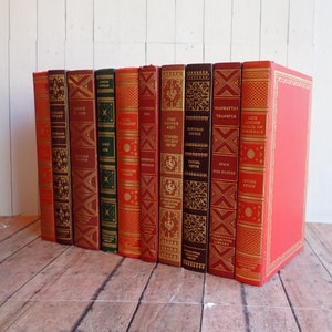 Vintage International Collectors Library Book Set of 10 Bookshelf ...